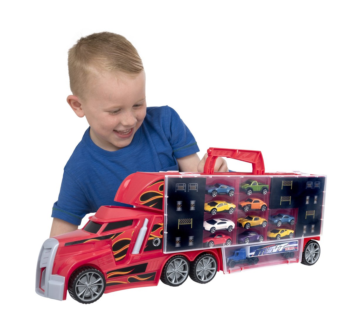 Teamsterz Stunt Transporter +8 Cars – Tates Toys Australia – The Best ...