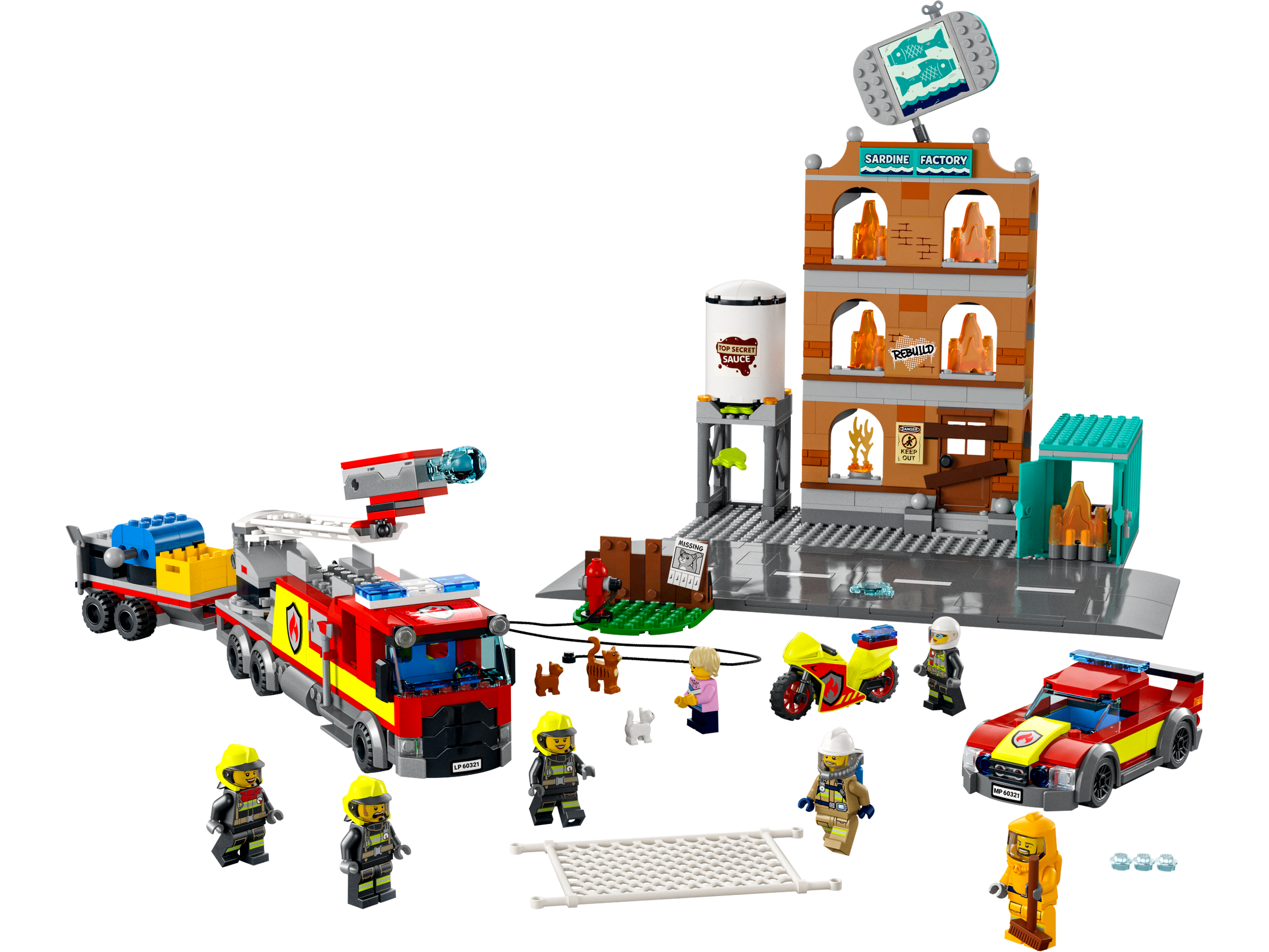 LEGO 60321 Fire Brigade – City – Tates Toys Australia – The Best Toys ...