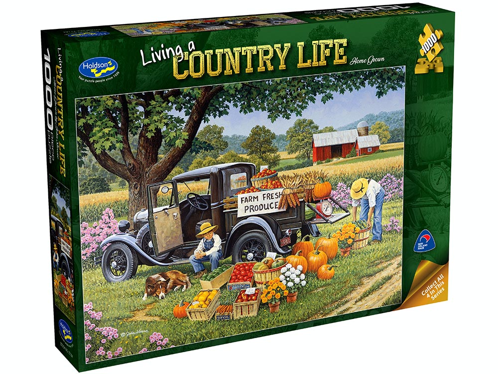 Holdson Jigsaw Puzzle – Living Country Life Home Grown 1000 Piece ...
