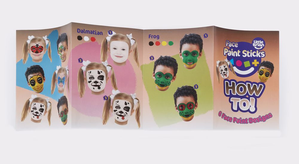 Little Brian Face Paint Sticks Classic 6 Pack – Tates Toys Australia ...