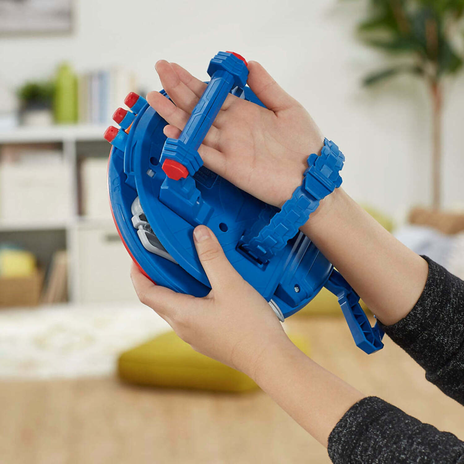 Marvel – Nerf Mech Strike Mechasaurs Captain America Redwing Blaster ...