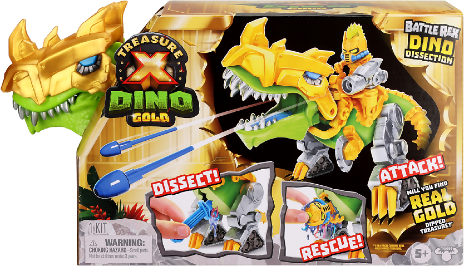 Treasure X – Dino Gold S5 Battle Rex Dino Dissection – Tates Toys ...