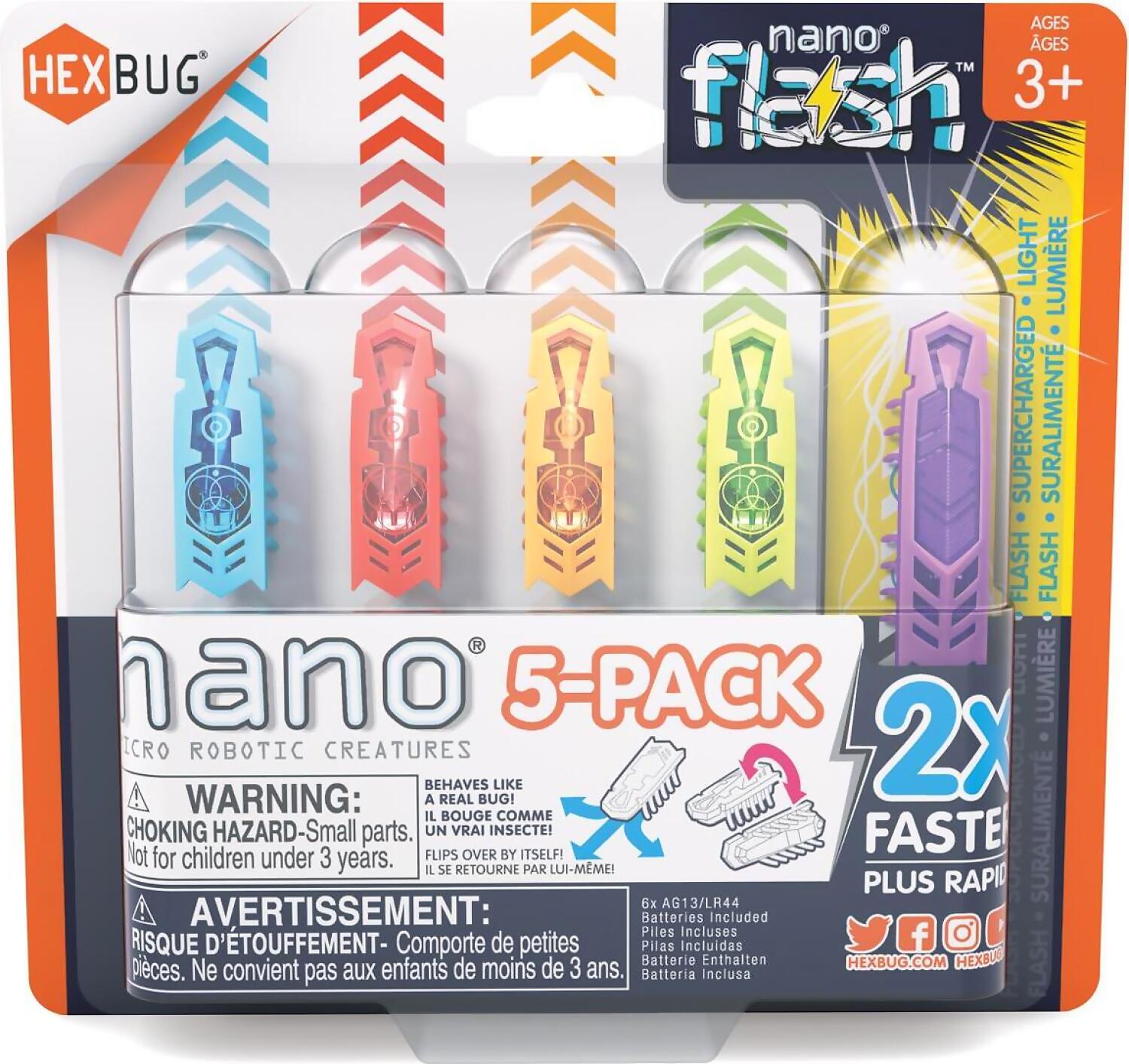 Hexbug – Flash Nano 5pk – Tates Toys Australia – The Best Toys at Great ...