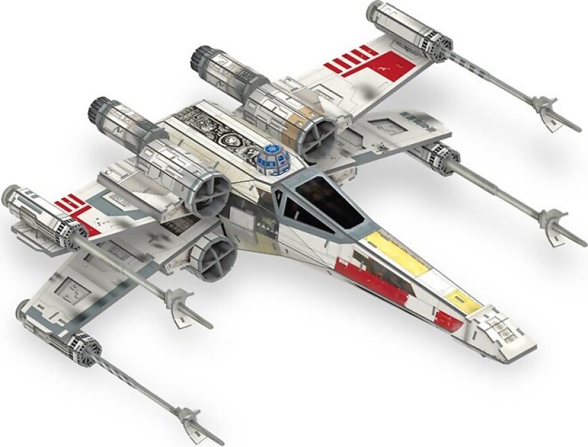 Star Wars – T-65 X-wing Starfighter Paper Model Kit – Tates Toys ...
