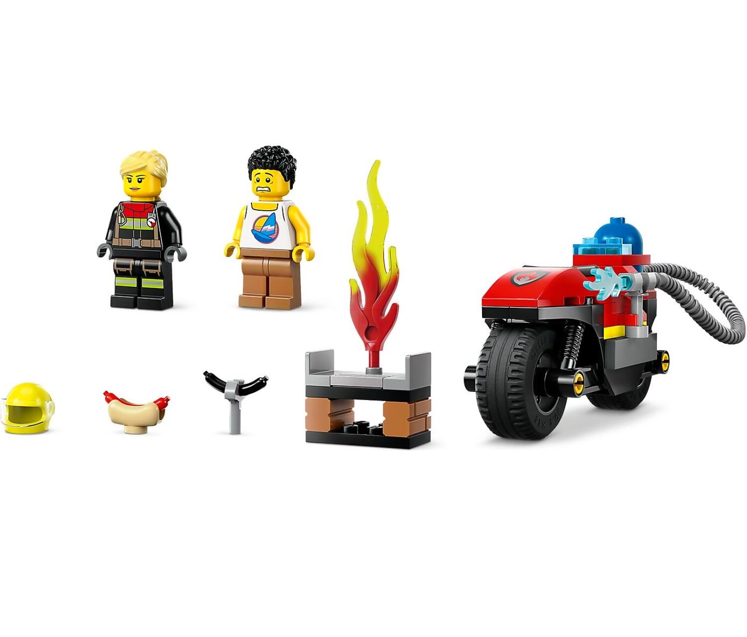 LEGO 60410 Fire Rescue Motorcycle – City 4+ – Tates Toys Australia ...