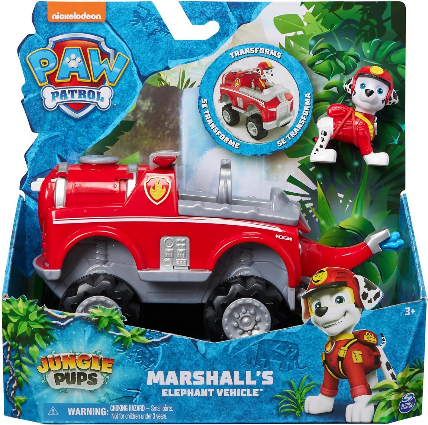 Paw Patrol – Jungle Pups Marshall’s Elephant Vehicle – Spin Master ...