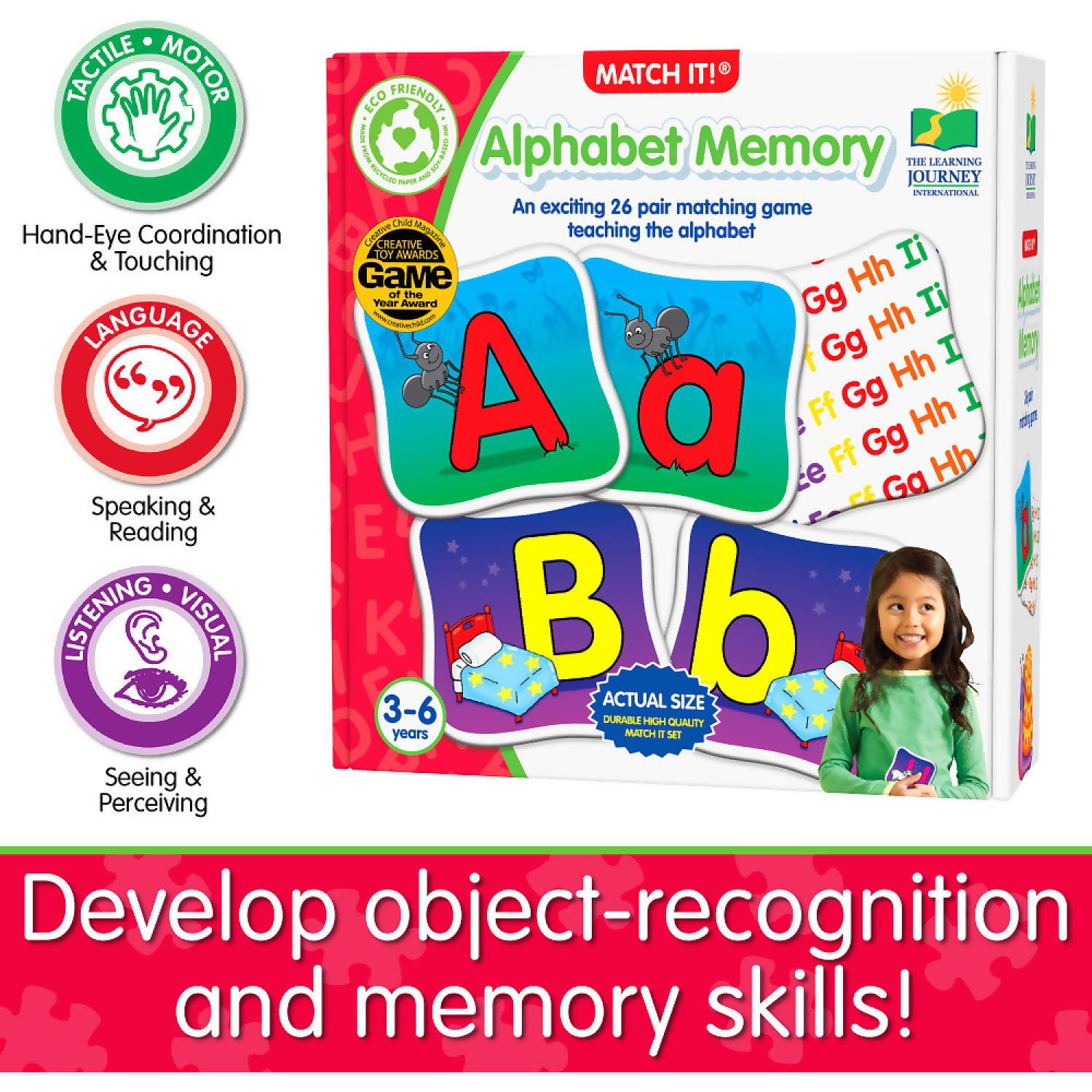 U Games – Match It! Memory Alphabet – The Learning Journey – Tates Toys ...
