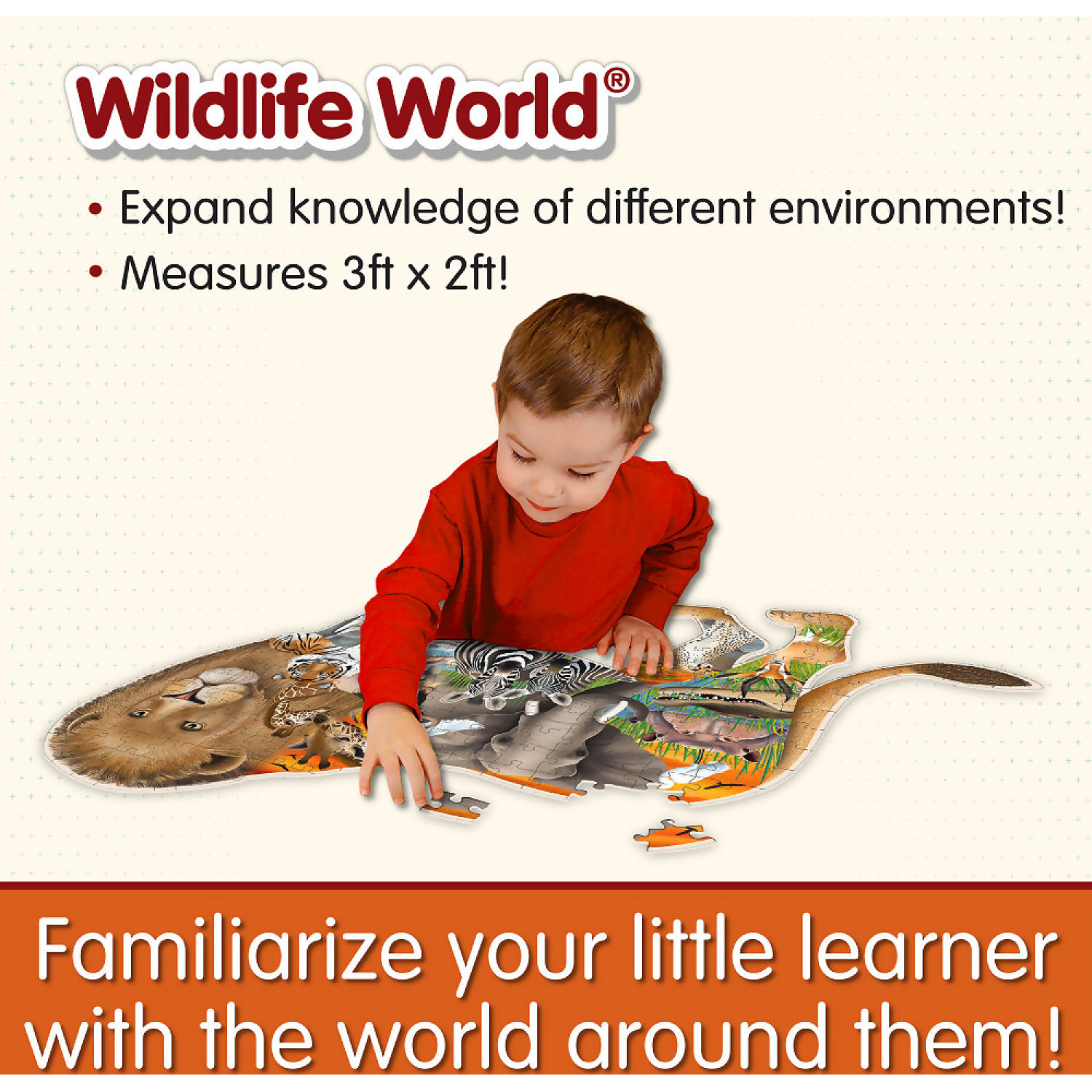 Wildlife World – Safari Jigsaw Puzzle 200pc – Tates Toys Australia ...