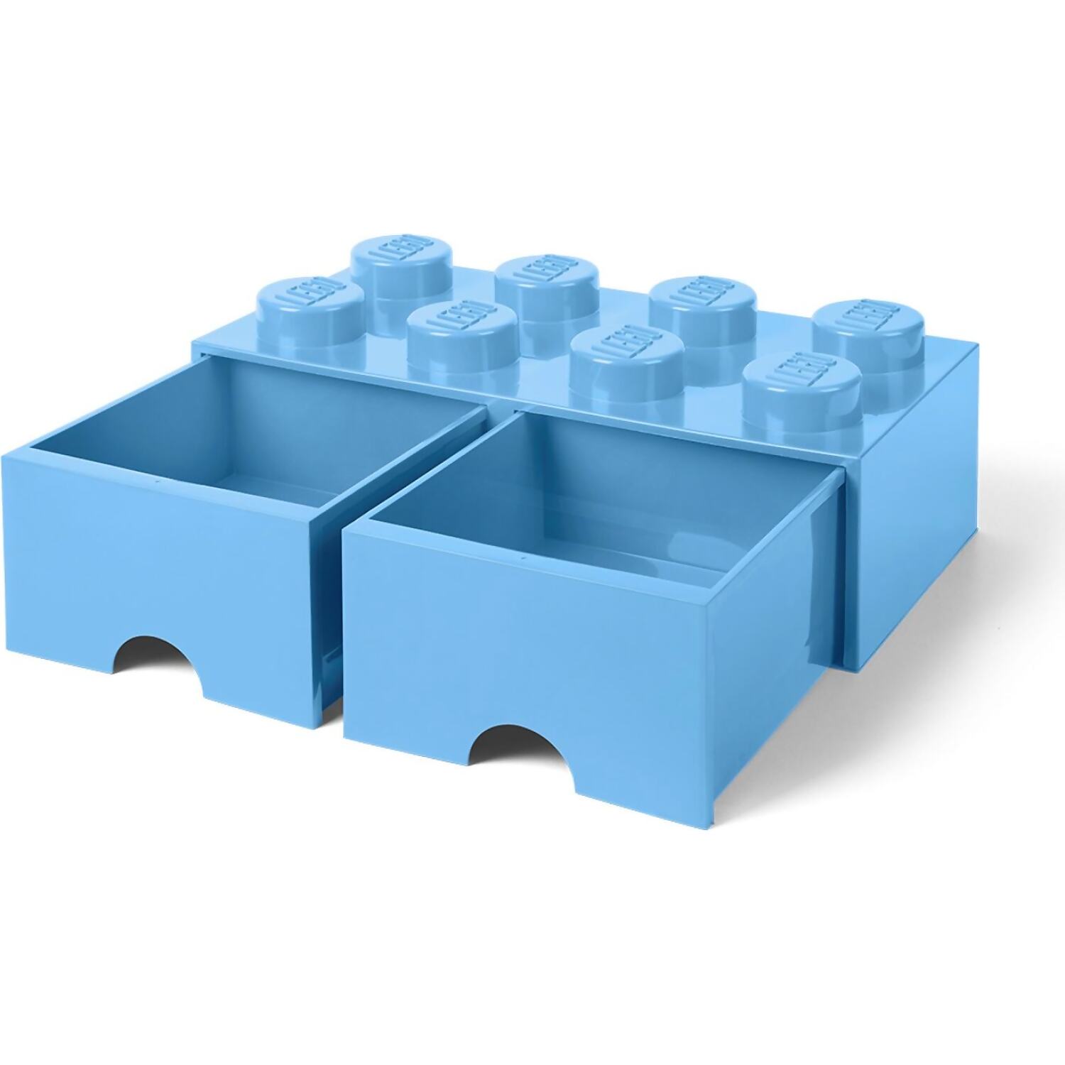 LEGO Storage Brick Drawer 8 Studs Light Blue – Room Copenhagen – Tates ...