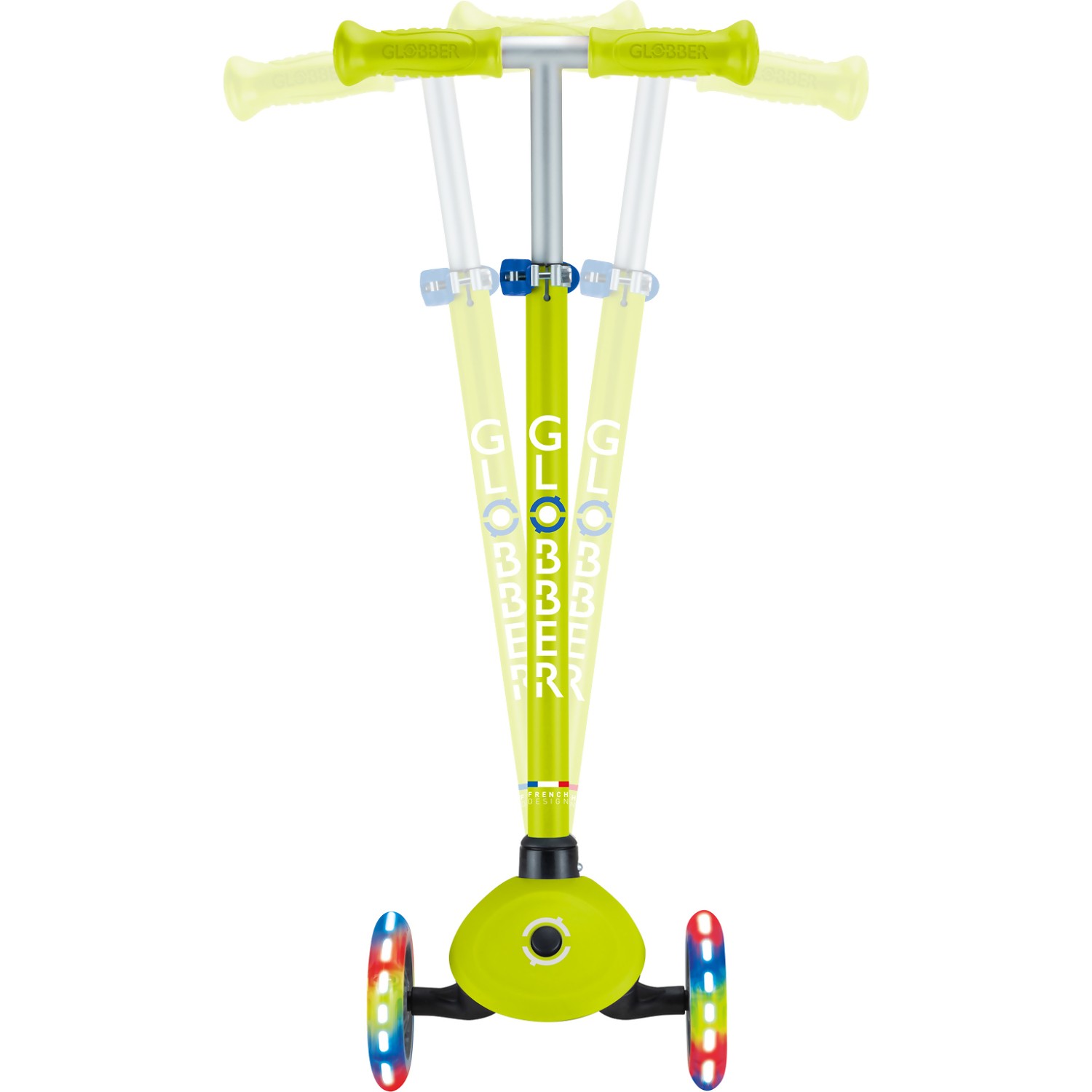 Globber – Primo Scooter Lights – Lime/blue – Tates Toys Australia – The ...