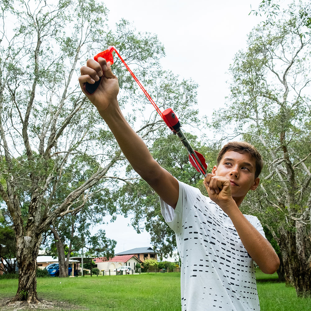 Cooee – Sky Rockets With Bungee Elastic Launcher – Tates Toys Australia ...