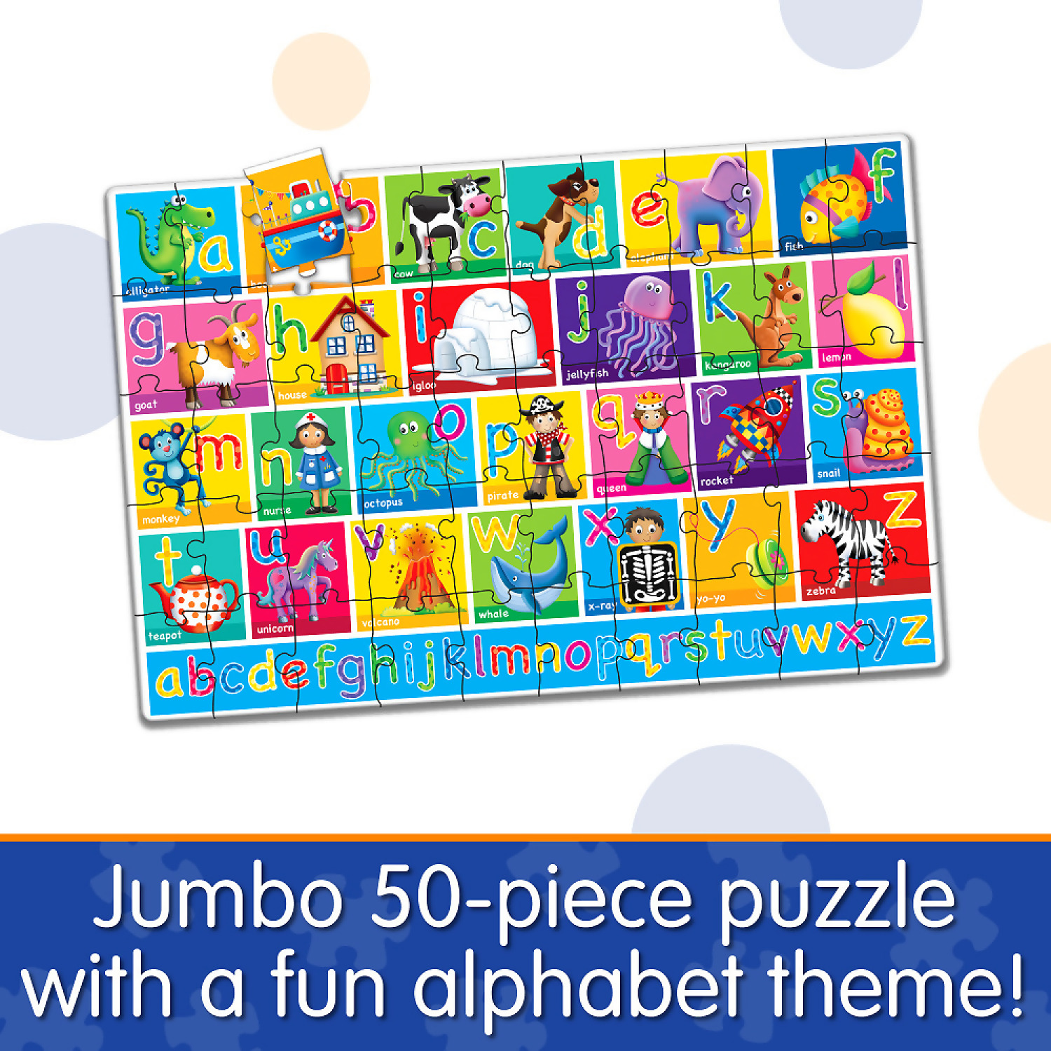 The Learning Journey – Jumbo Floor Puzzles – Alphabet – Tates Toys ...