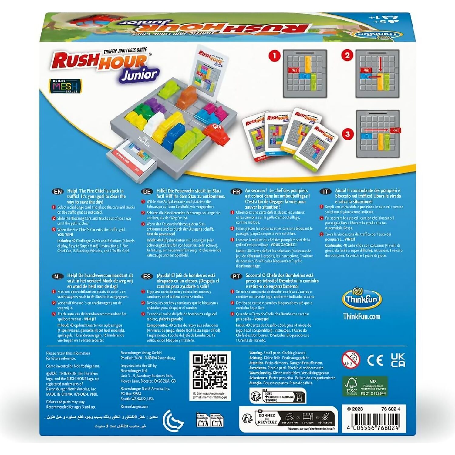 Thinkfun – Rush Hour Junior Logic Game – Tates Toys Australia – The ...