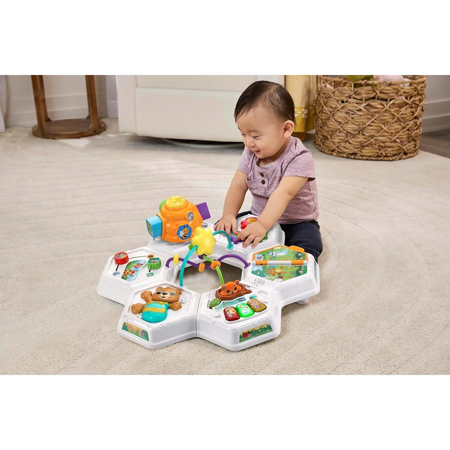 VTech Baby – Busy Bee Activity Table – Blue – Tates Toys Australia ...